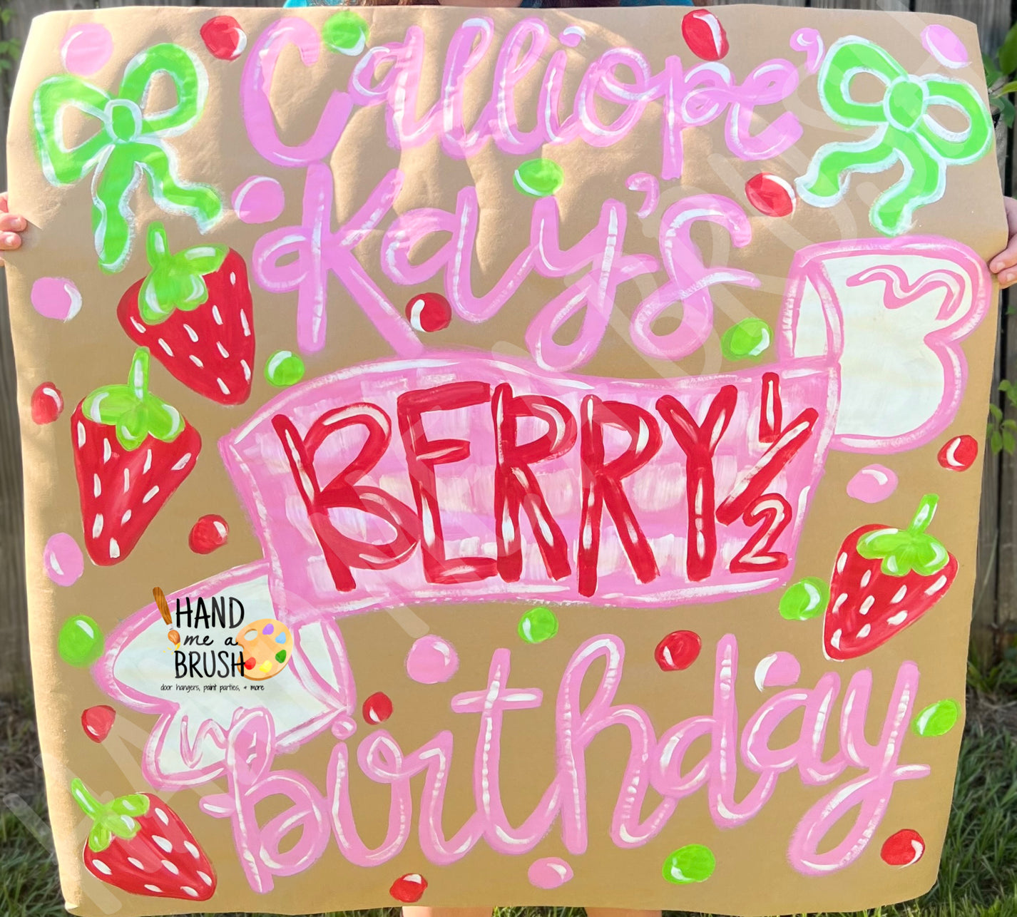 Handpainted Banner – Hand Me A Brush, LLC